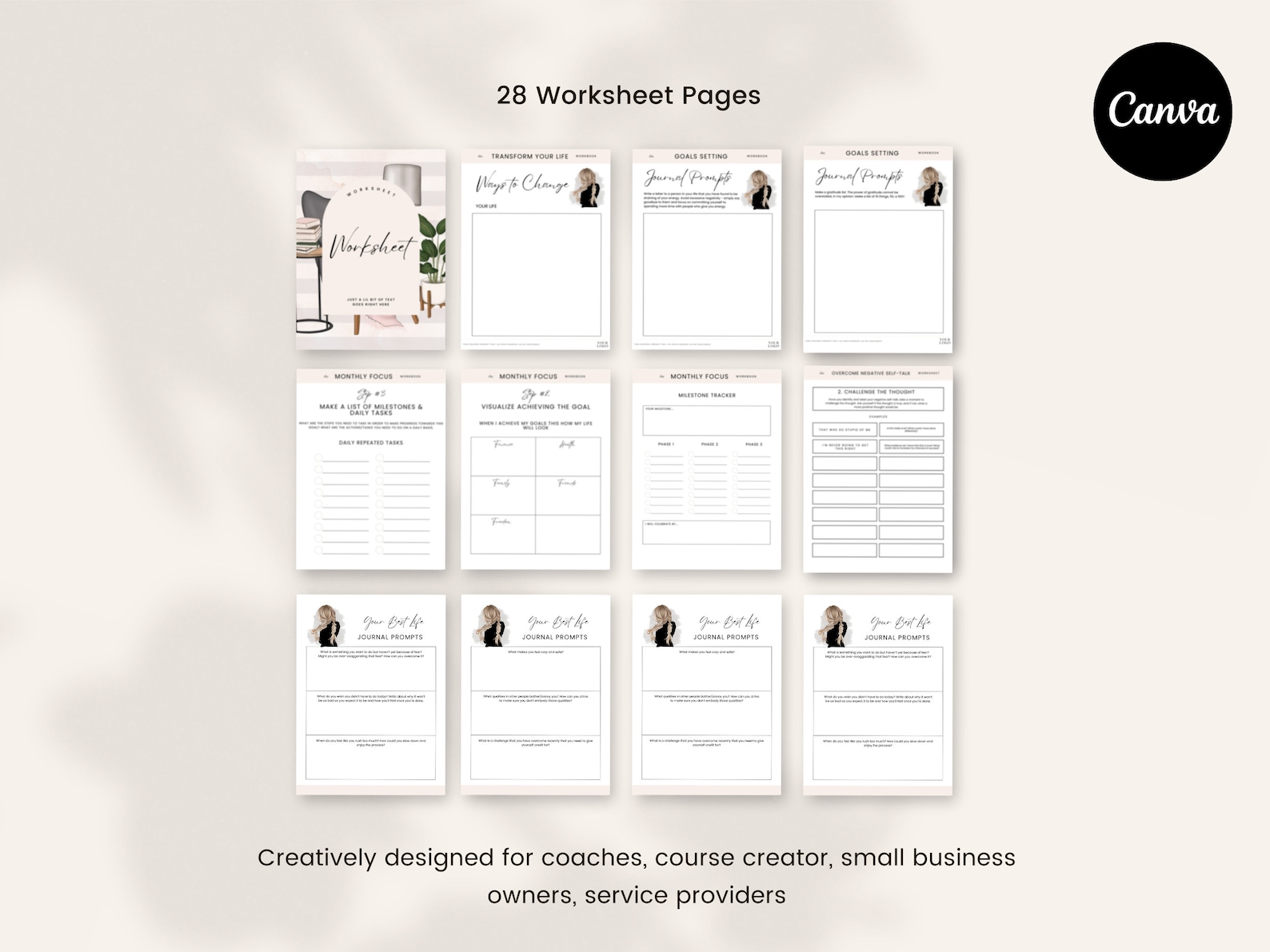 Transform Your Life Workbook Done for You Course Life - Etsy