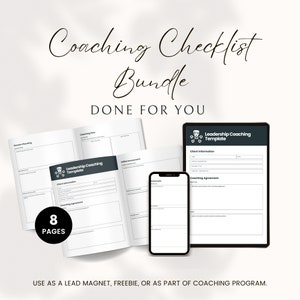 Coaching Template Bundle, Coaching Canva Template, Coach Starter Kit ...