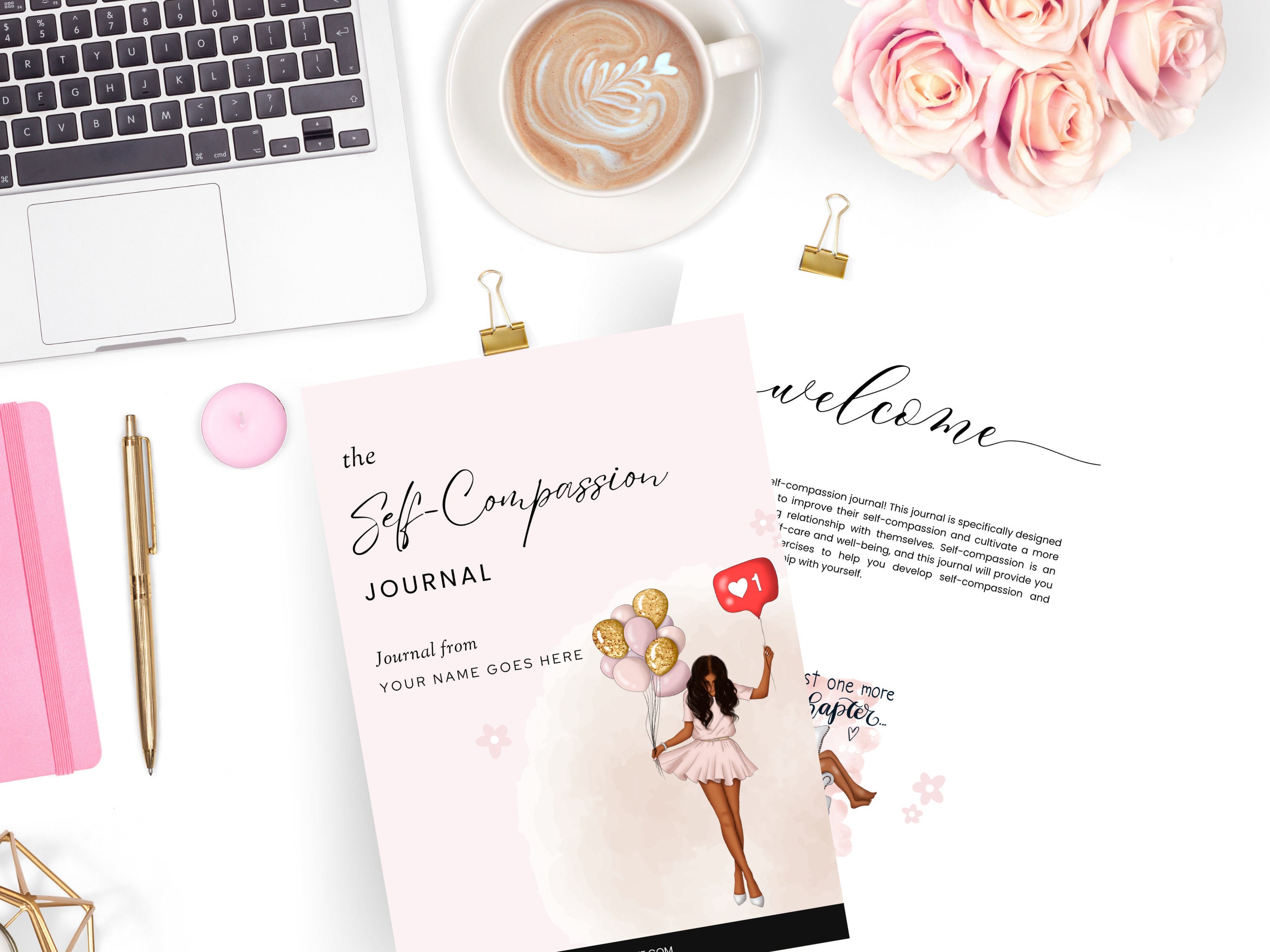 Self-compassion Journal, Self Care Toolkit, Therapy Workbook, Self ...