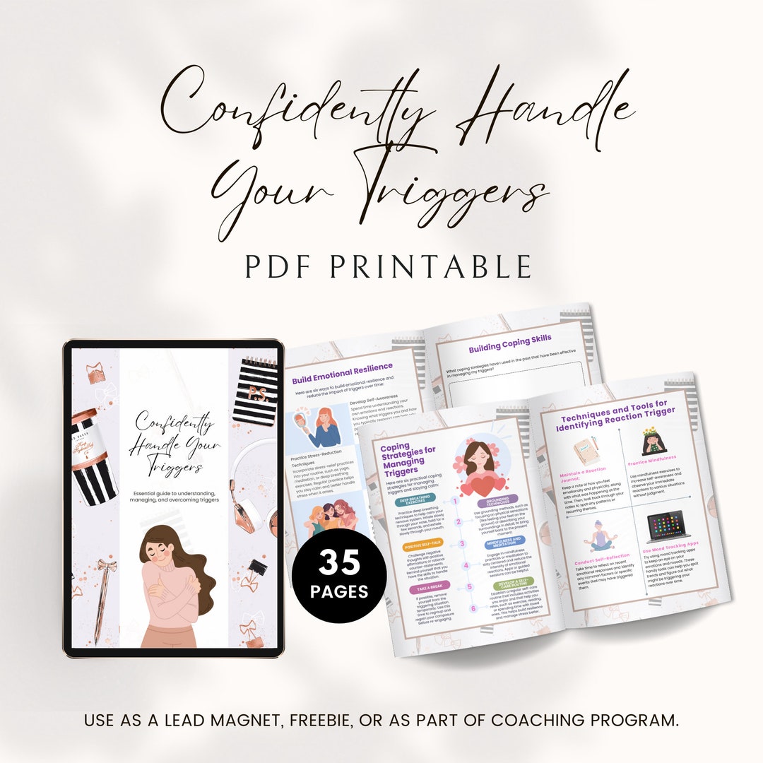 Trigger Worksheet, Understanding Triggers, Trauma Trigger, Trauma ...