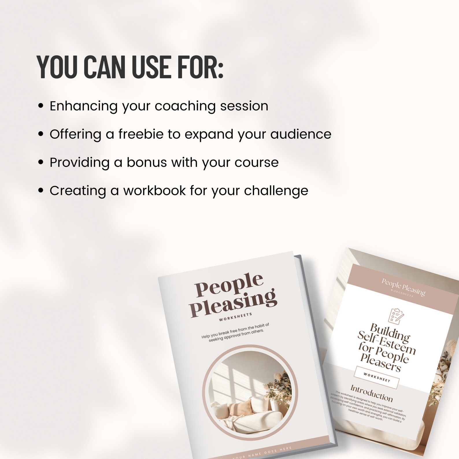 People Pleasing Worksheet, Setting Boundaries, Healthy Boundaries, Self ...