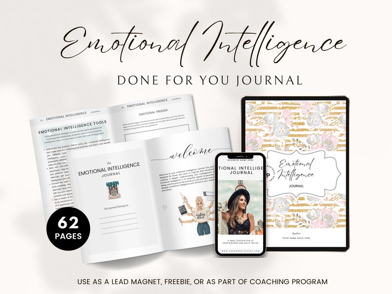 Emotional Intelligence Journal, Self Awareness Journal, Self-regulation ...
