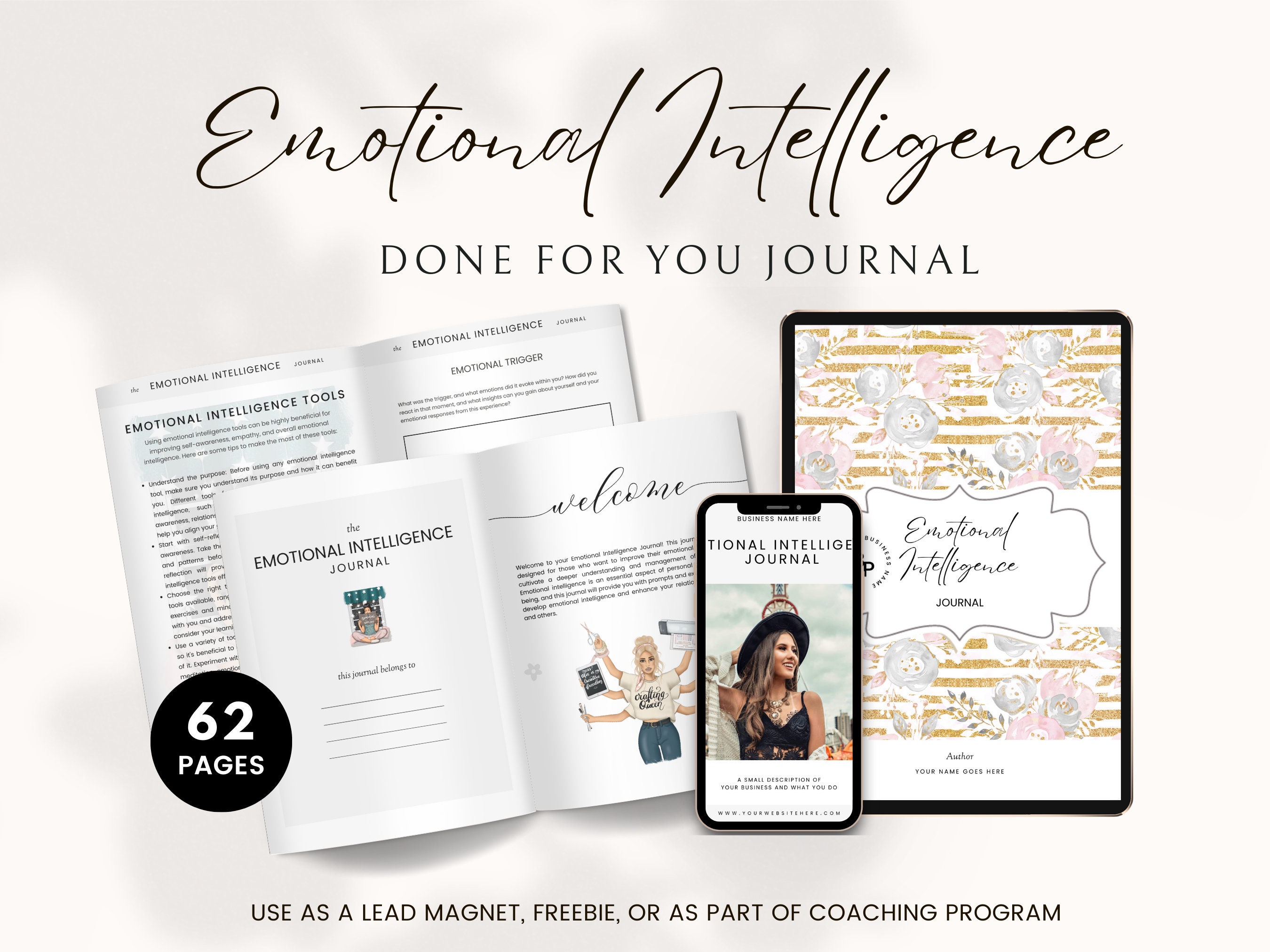 Emotional Intelligence Journal, Self Awareness Journal, Self-regulation ...