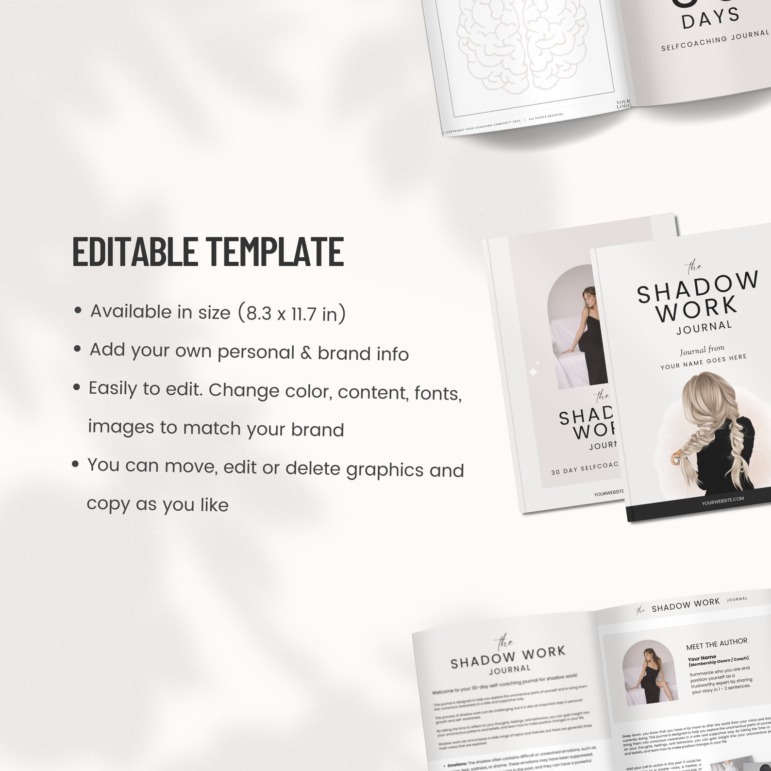 Shadow Work Journal, Mental Health Journal, Emotional Health Workbook ...