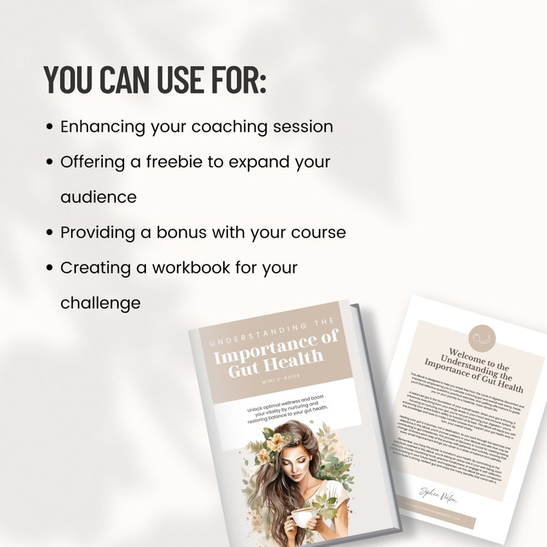 Gut Health Mini Ebook, Health Coaching Program, Digestion and Wellness ...
