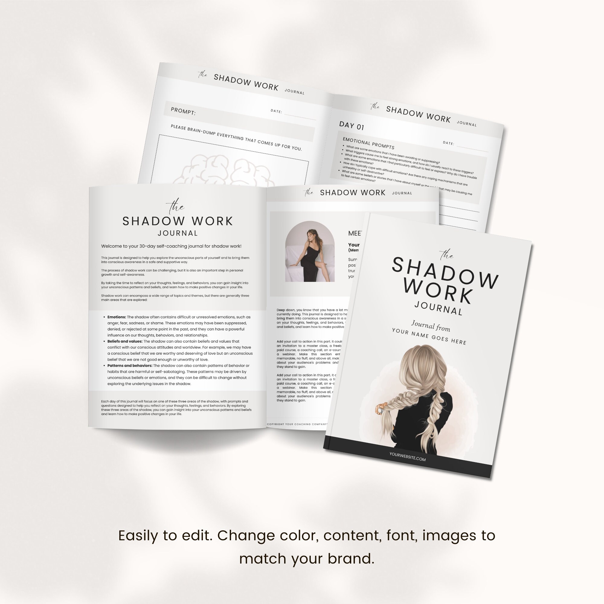 Shadow Work Journal, Mental Health Journal, Emotional Health Workbook ...