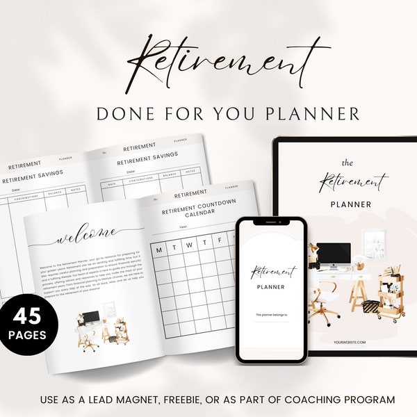 Retirement Planner Template - Etsy