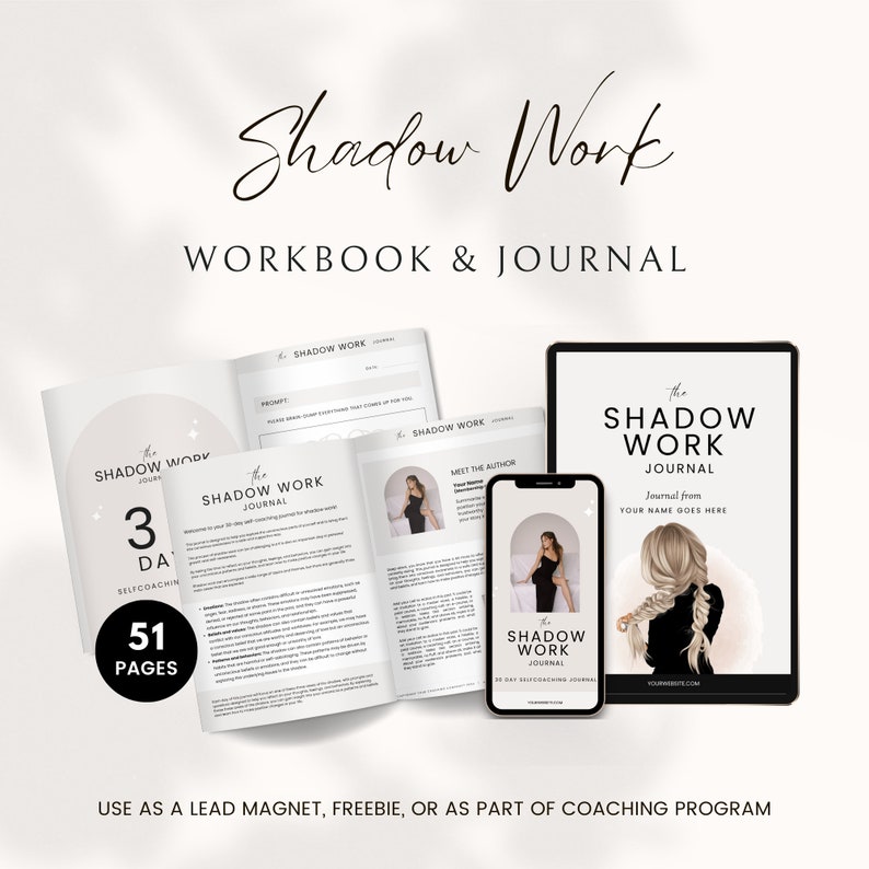 Shadow Work Journal, Mental Health Journal, Emotional Health Workbook ...