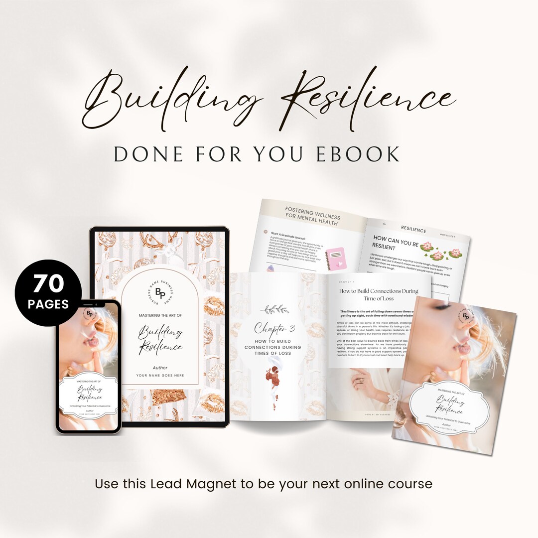 Resilience Ebook, Done for You, Limiting Belief, Brandable Coaching ...