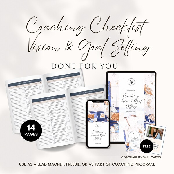 Coaching Template Bundle, Coaching Canva Template, Coach Starter Kit ...