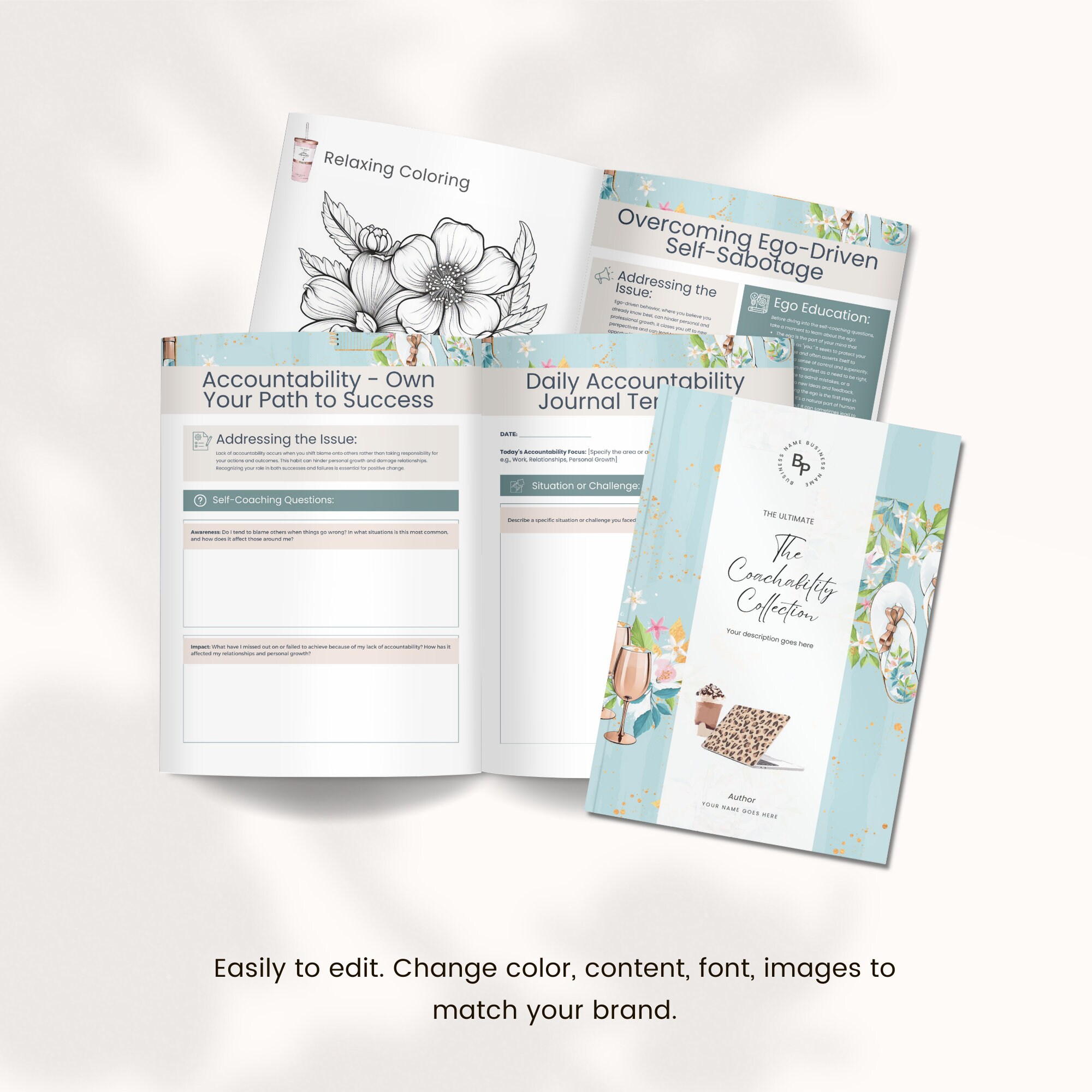 Coaching Worksheet, Ego Management, Self Sabotage, Emotional Resilience ...