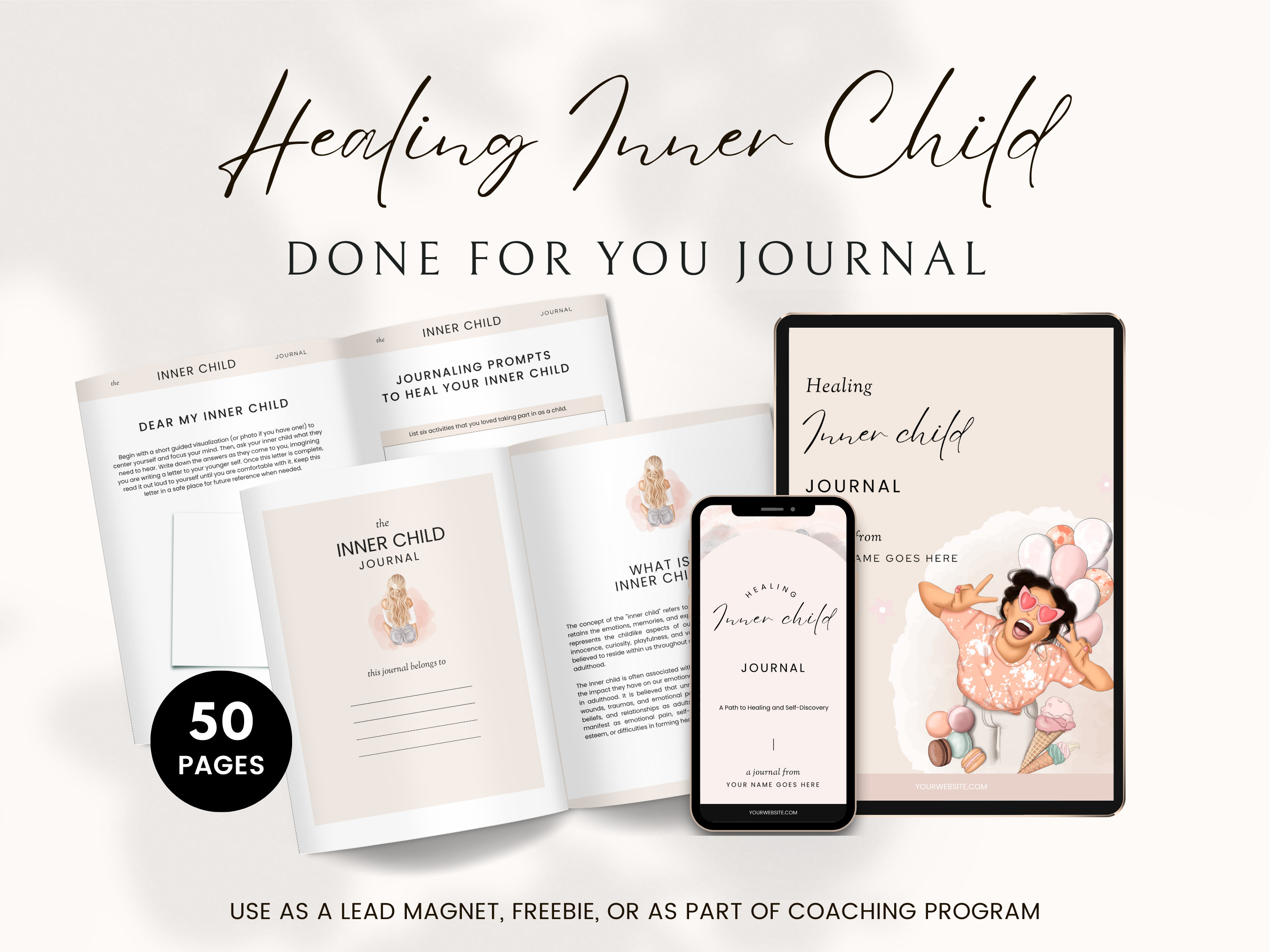 Healing Inner Child Journal, Inner Child Workbook, Shadow Work ...