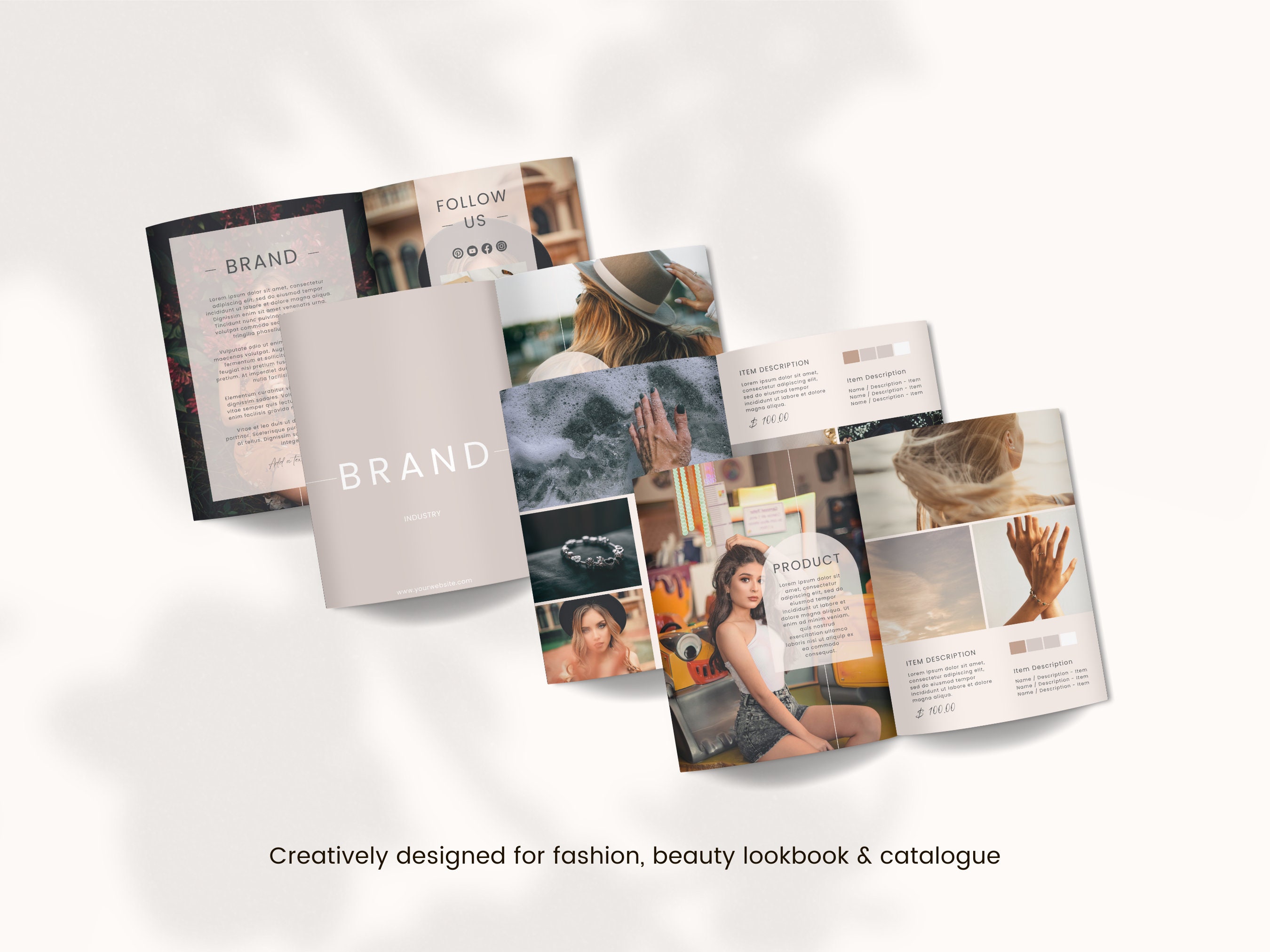 Lookbook Template, Fashion Lookbook Template, Fashion Magazine Template ...