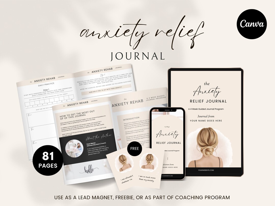 Anxiety Journal Mental Health Journal Journal Prompts Done - Etsy