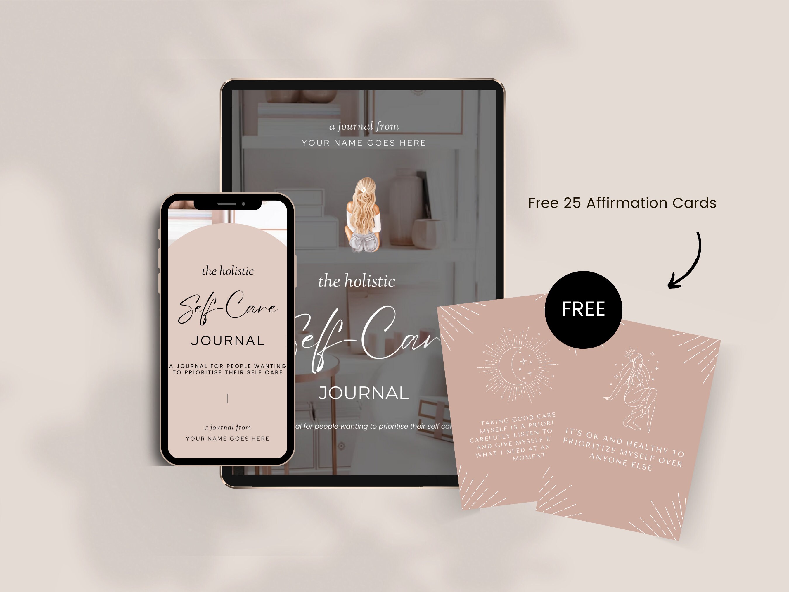 Holistic Self Care Journal, Done for You, Lead Magnet Workbook, Life Coaching Tools, Self Love ...