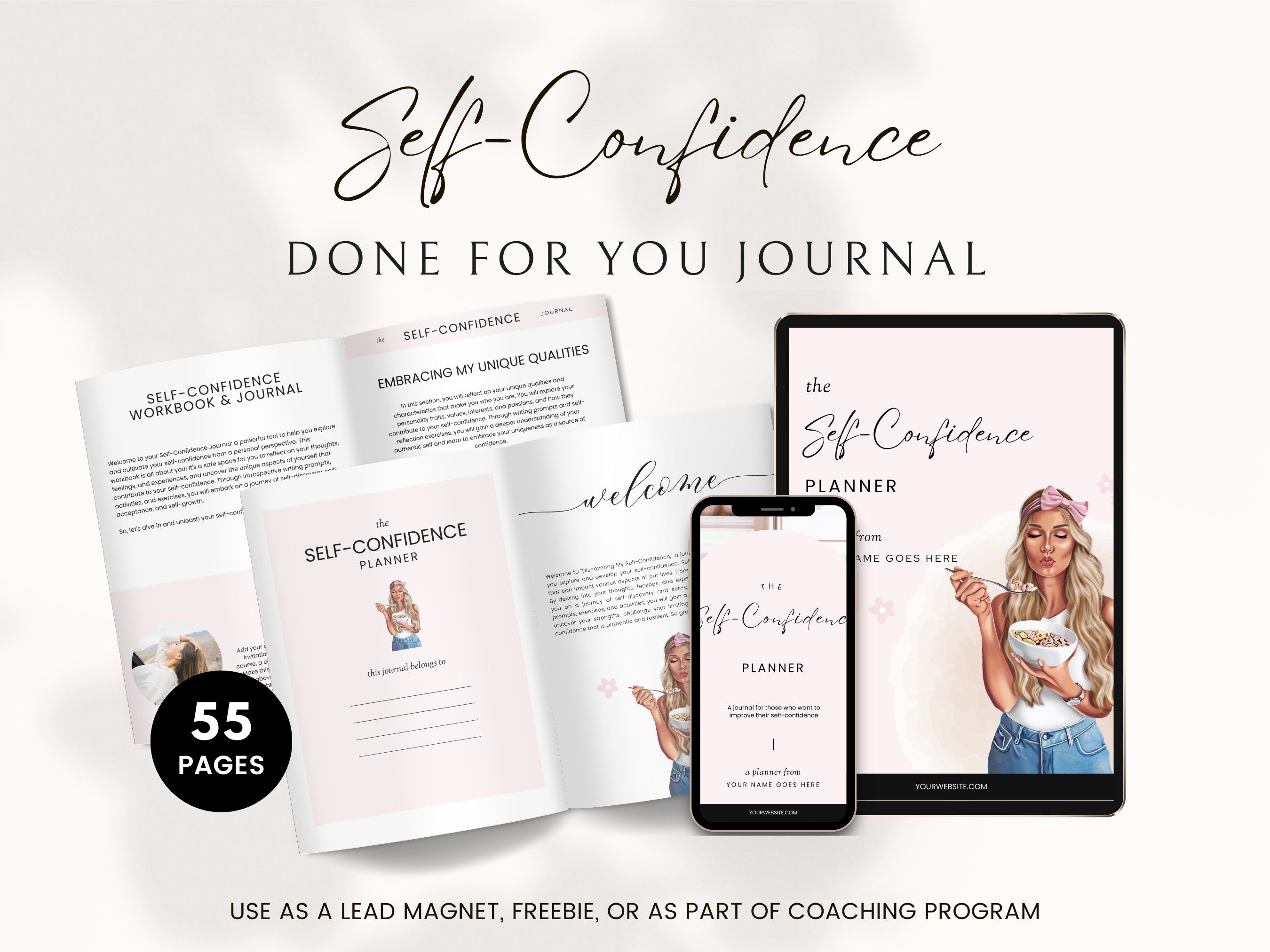Self-confidence Planner, Self-esteem, Therapy Worksheet, Self Care ...