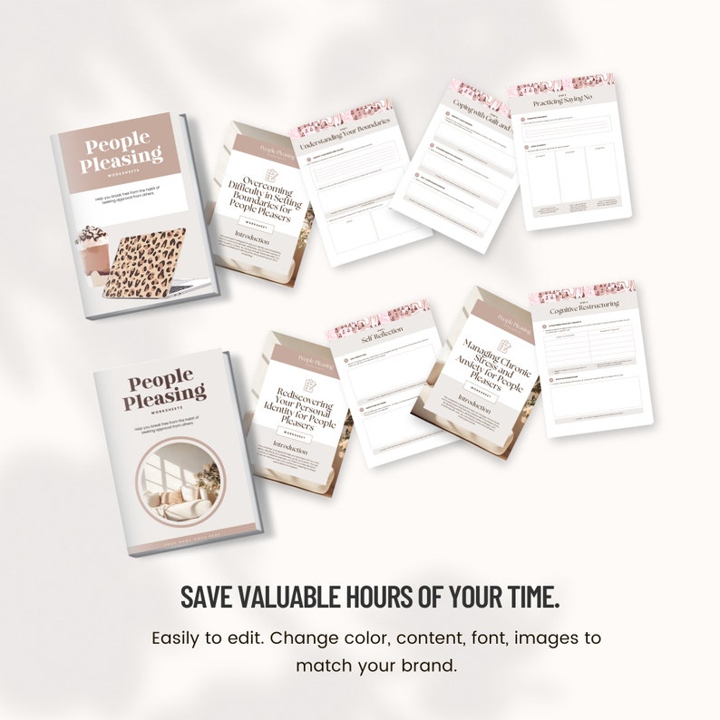 People Pleasing Worksheet, Setting Boundaries, Healthy Boundaries, Self ...