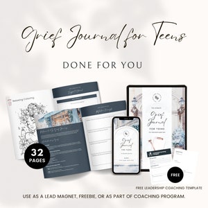 Grief Journal for Teens , Grief Coping Skills, Trauma and Grief ...