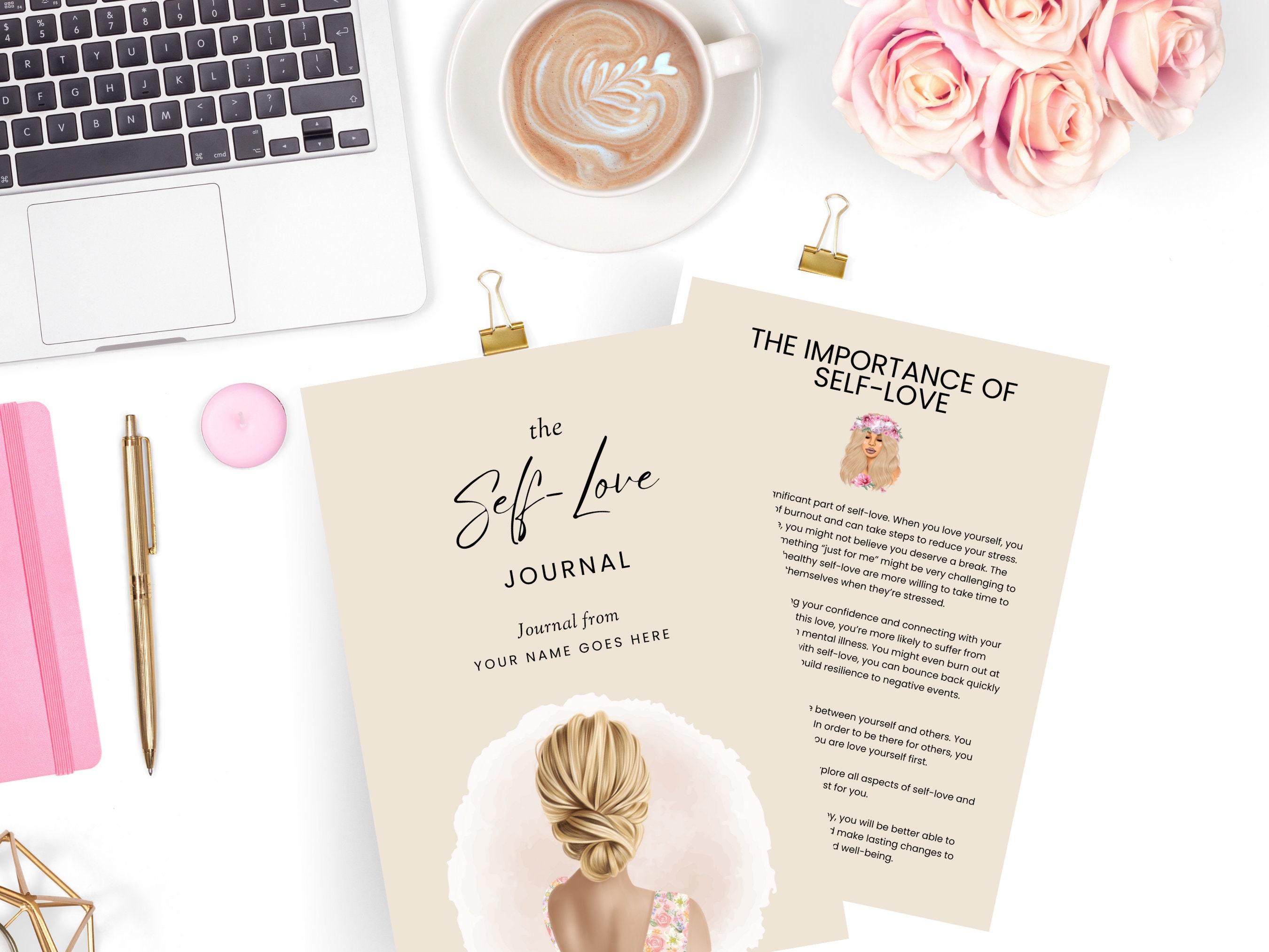 Self Love Journal, Self Love Planner, Self Love Workbook, Self Care ...