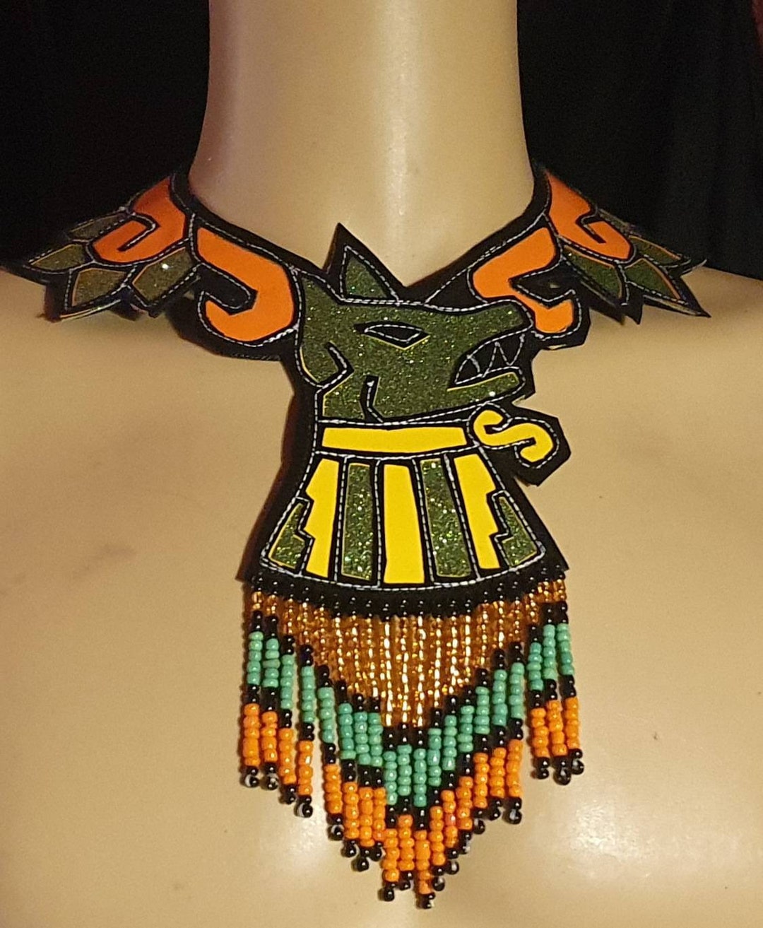 Aztec Collar/necklace - Etsy