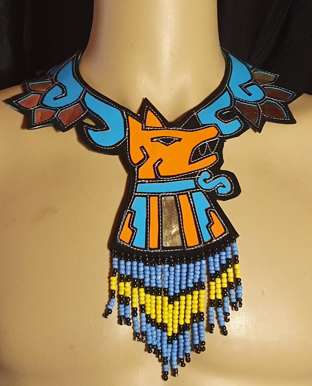 Aztec Collar/necklace - Etsy