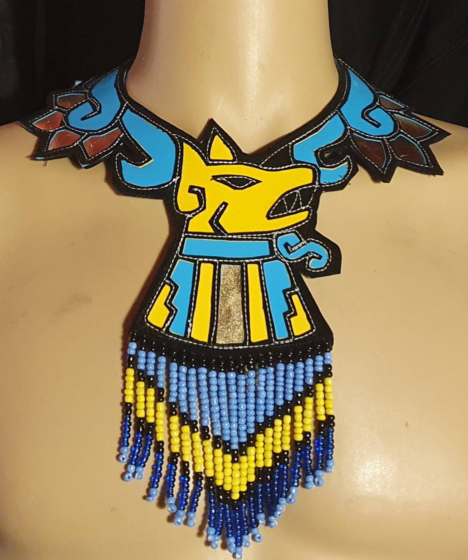 Aztec Collar/necklace - Etsy