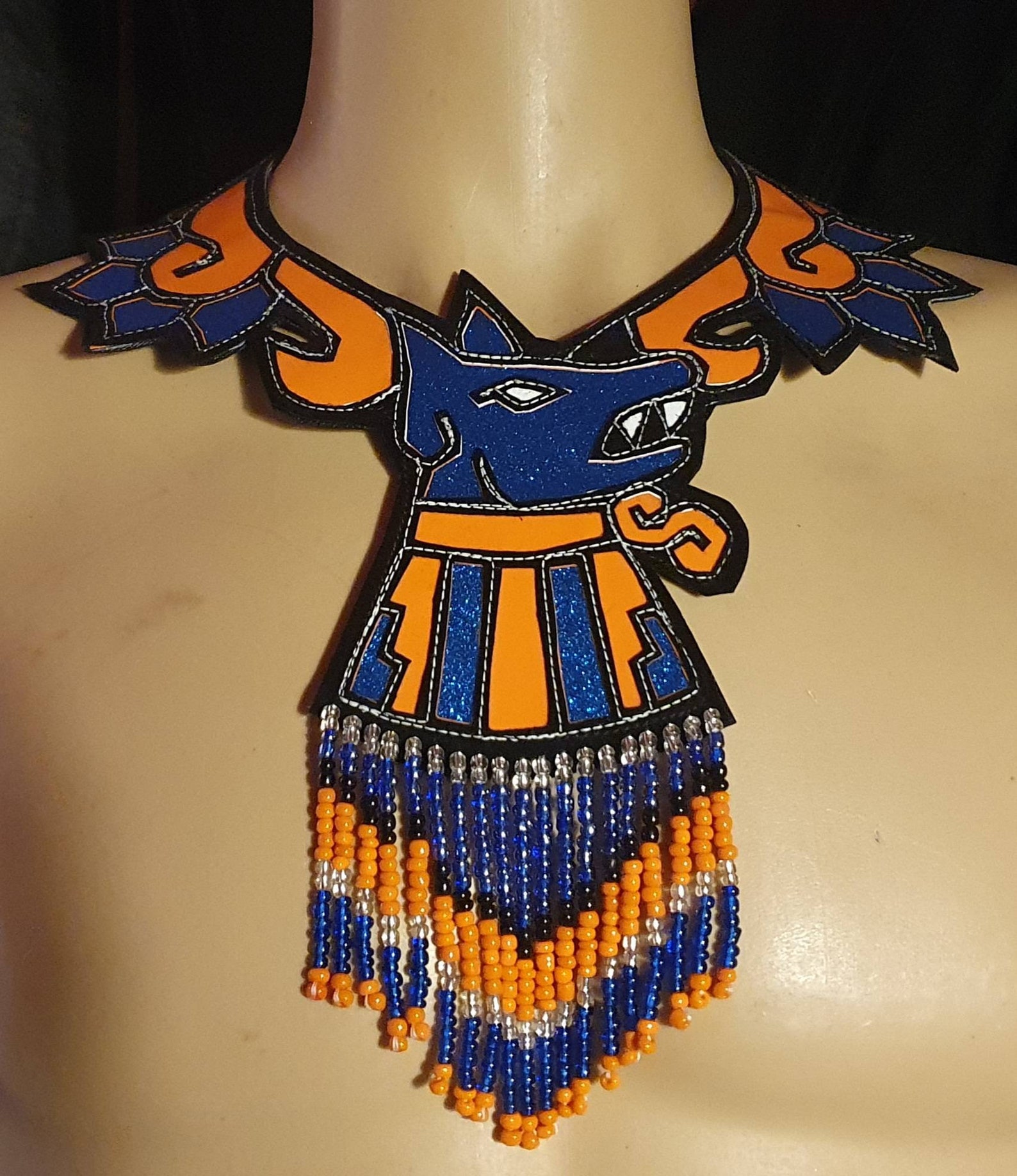 Aztec Collar/necklace - Etsy