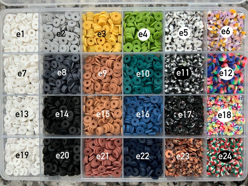 Custom Clay Bead Bracelets - Etsy