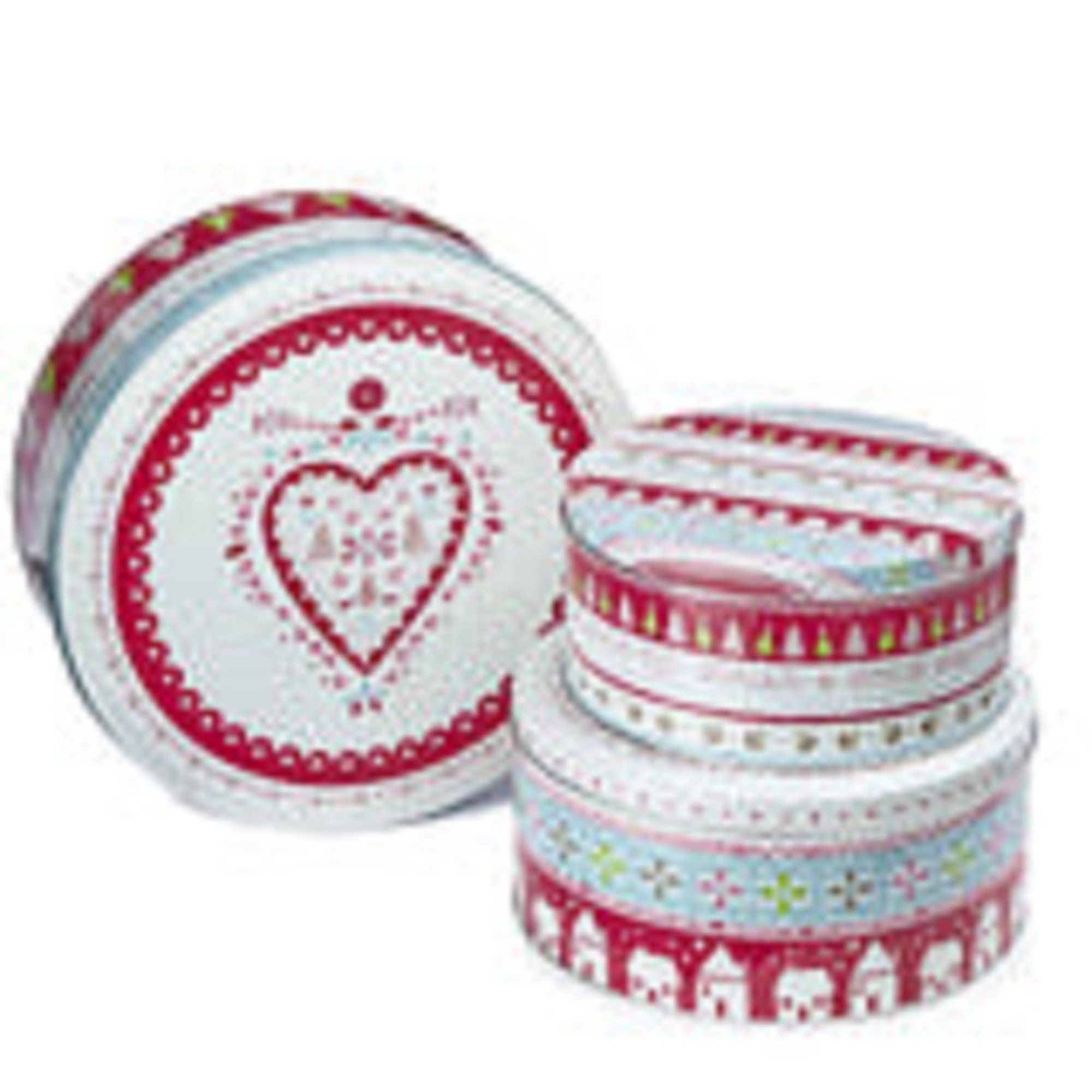 Christmas Cake Tins. A Set of 3 Xmas Round Cake Tins. Perfect for ...