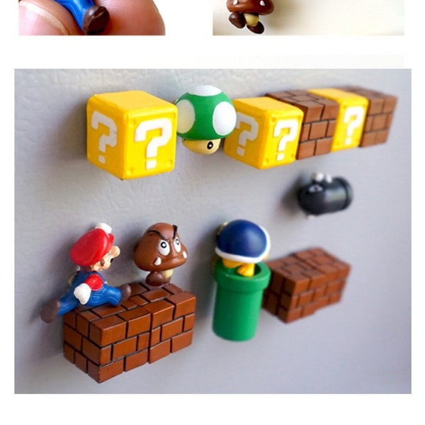 Super Mario Magnets - Etsy