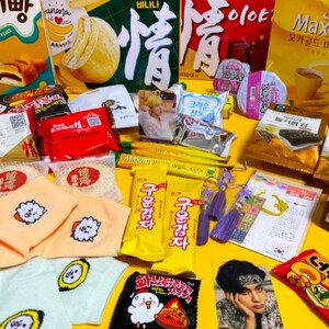 Ultimate BTS & BT21 Snack Box Korean Treats, Ramen, Candy, Merch, Korea ...