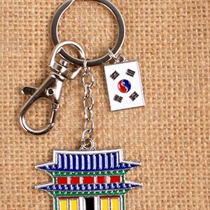 Korean Heritage Keychains – Seoul Tower, Gyeongbokgung Palace/ Landmark ...