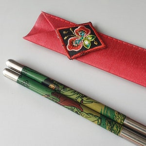 Korea Traditional Pattern Chopsticks Set of 5 - Stainless Steel /korea ...
