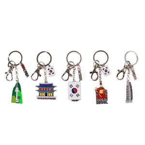 Korean Heritage Keychains – Seoul Tower, Gyeongbokgung Palace/ Landmark ...
