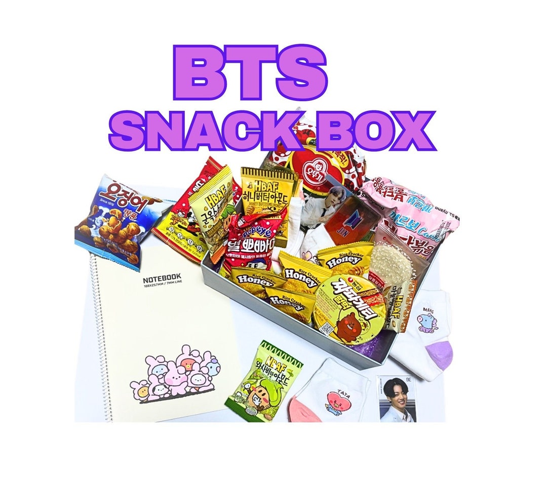 Ultimate BTS & BT21 Snack Box Korean Treats, Ramen, Candy, Merch, Korea ...