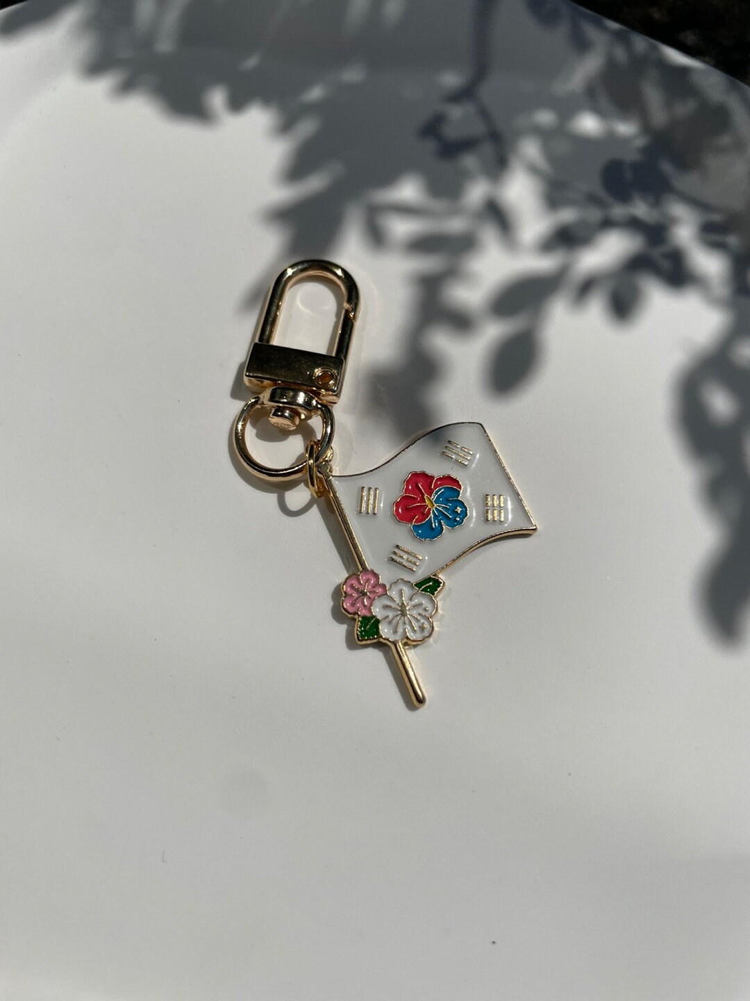 Korea Flag With Butterfly Keychain / Key Holders / Unique Gifts / Gifts ...