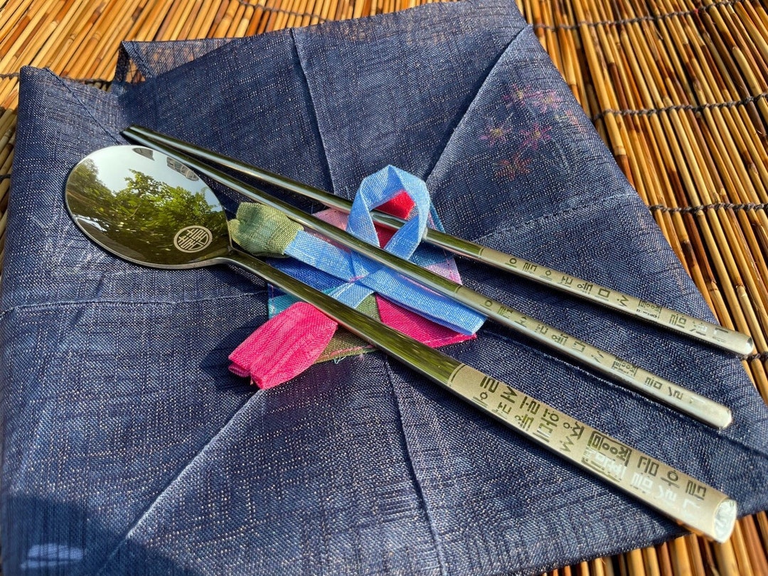 Korea Hunmin Jungeum Chopstic Cutlery SET / Korean Chopsticks SET ...