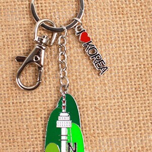 Korean Heritage Keychains – Seoul Tower, Gyeongbokgung Palace/ Landmark ...