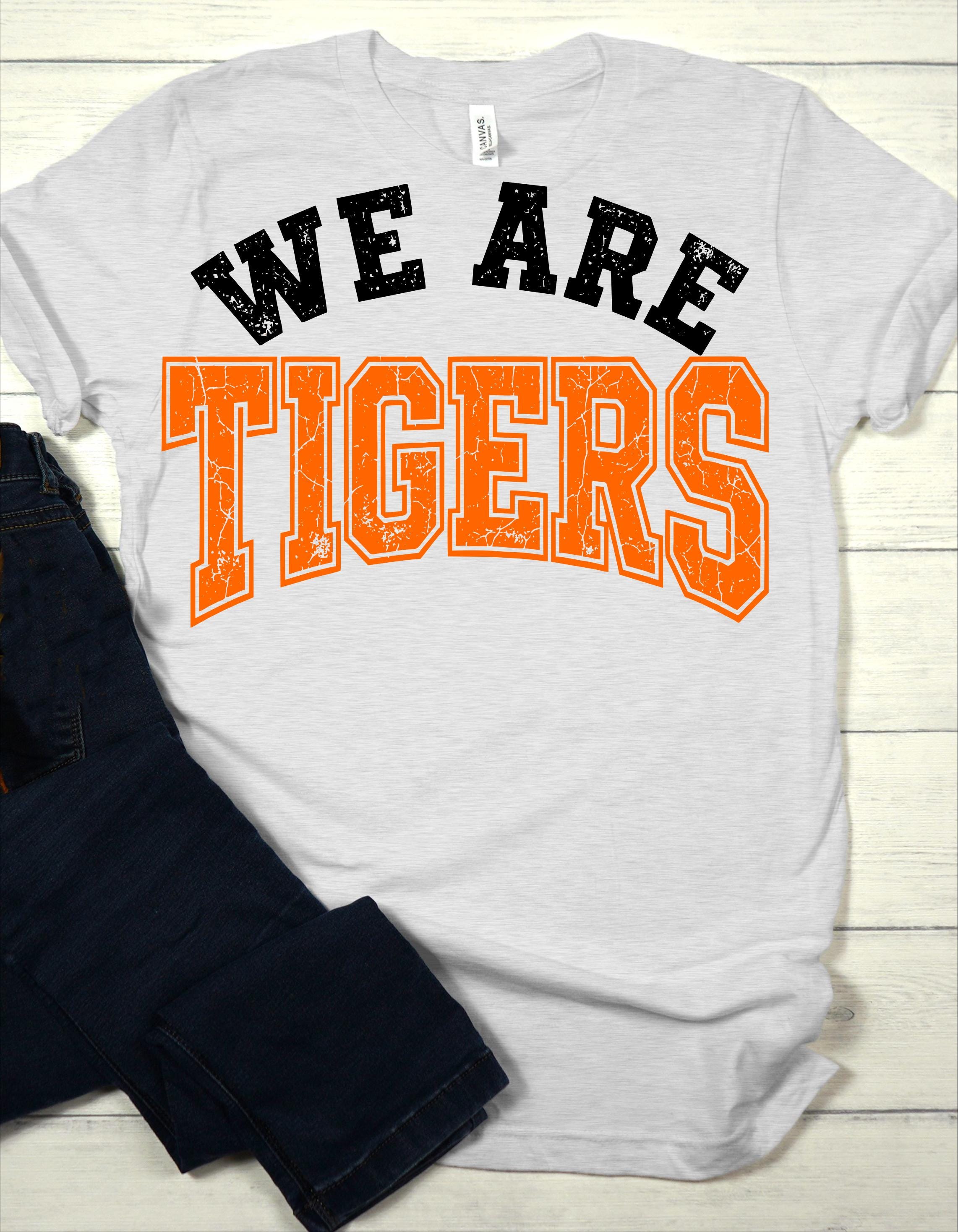 Distressed Tigers Mascot | Svg, Png, Dxf, Eps | 3D Colorful Png ...