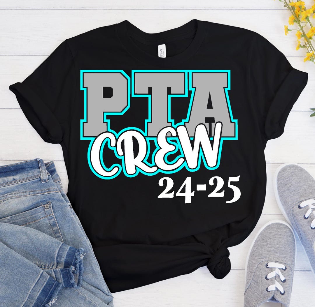 PTA Crew 2024, 2025 SVG Svg, Png, Dxf, Eps FREE Outline Svg - Etsy ...