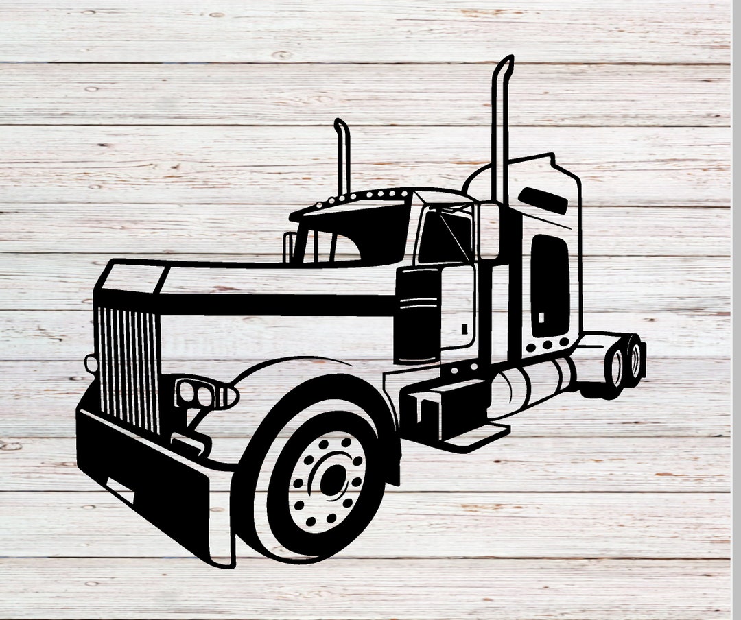 Semi Truck Svg | Svg, Png, Dxf, Eps - Etsy