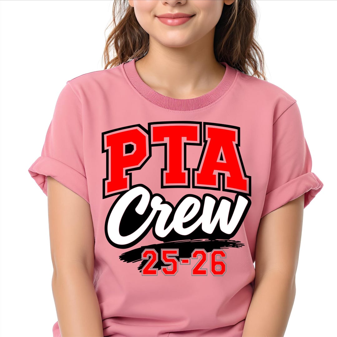 PTA Crew 2025, 2026 Svg | | Svg, Png, Dxf, Eps - Etsy