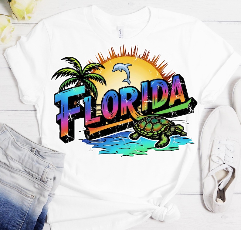 Florida Svg | Svg, Png, Dxf, Eps | FREE PNG Colorful Sublimation | 2 ...