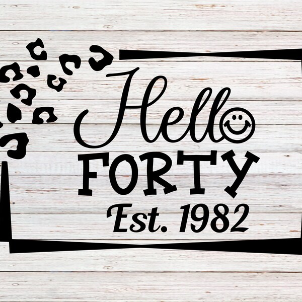 Est 1982 Svg - Etsy