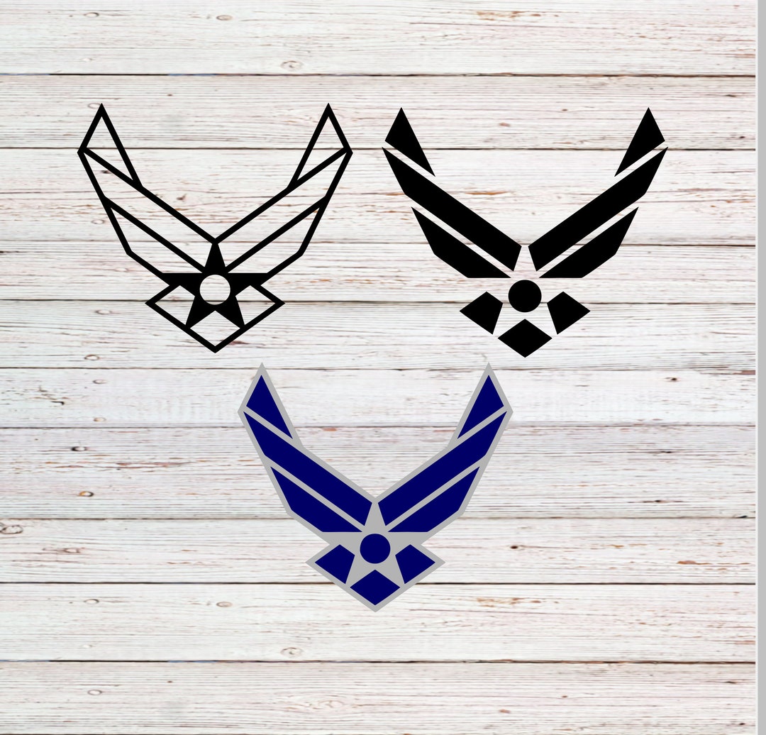 US Airforce Svg Bundle | Svg, Png, Dxf, Eps | 3 Separate Designs - Etsy