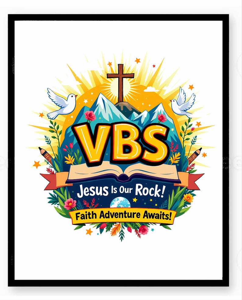 VBS Jesus is Our Rock PNG | Pnn Sublimation | Vacation Bible School ...