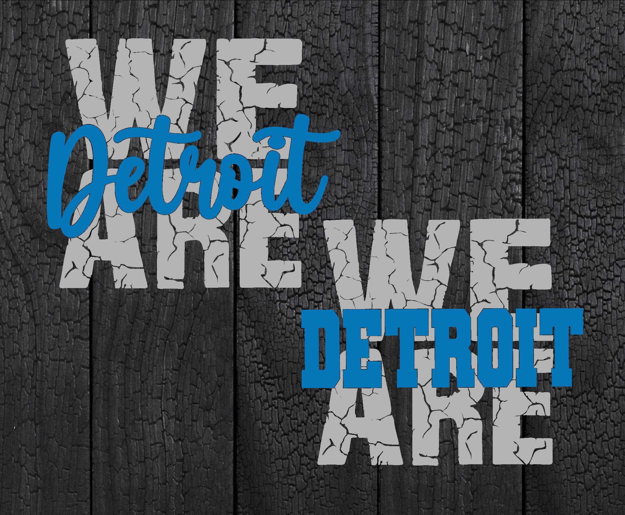 Distressed We Are Detroit | Svg, Png, Dxf, Eps | Bundle: Sports Team ...
