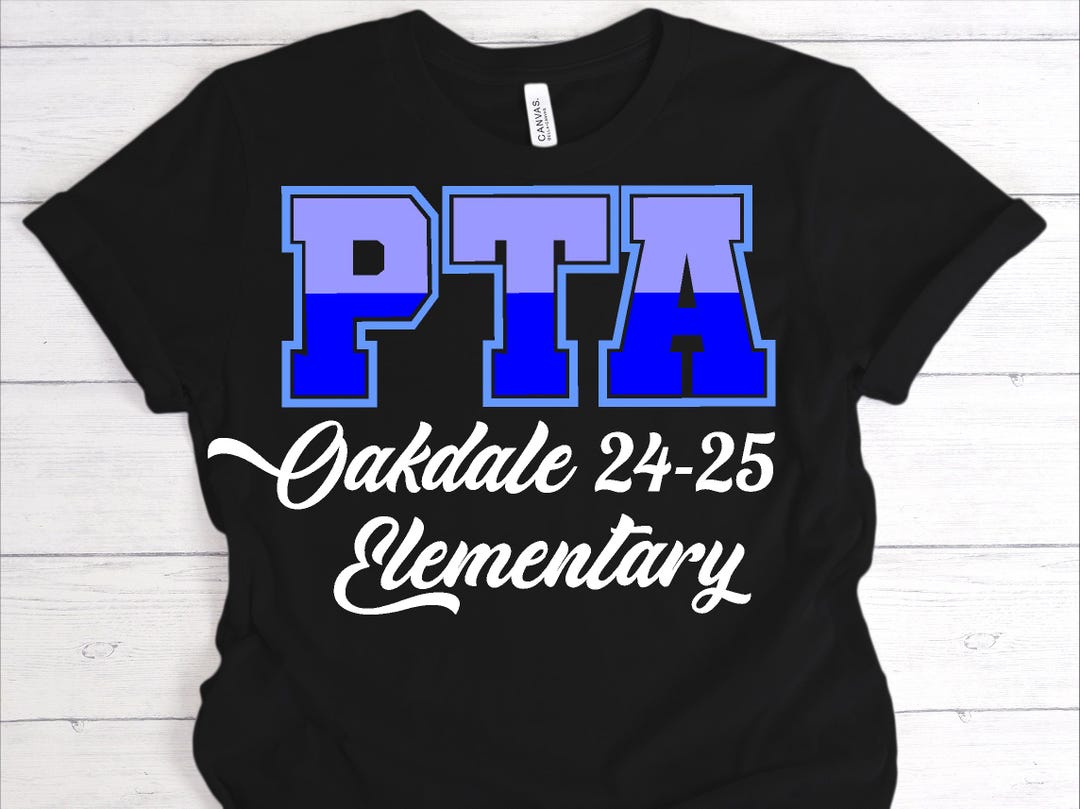 Custom PTA 2024, 2025 SVG Svg, Png, Dxf, Eps Pick Your School Colors ...