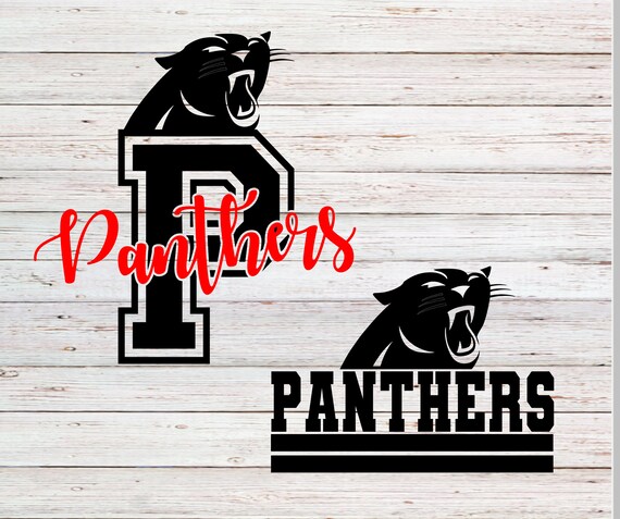 Panther Paw Football Logos