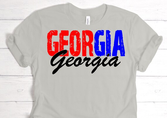 Distressed Georgia Svg Svg Png Dxf Eps - Etsy